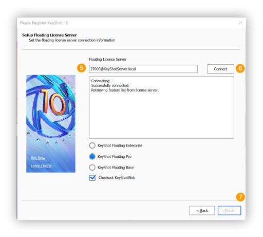 KeyShot Pro Floating Installation